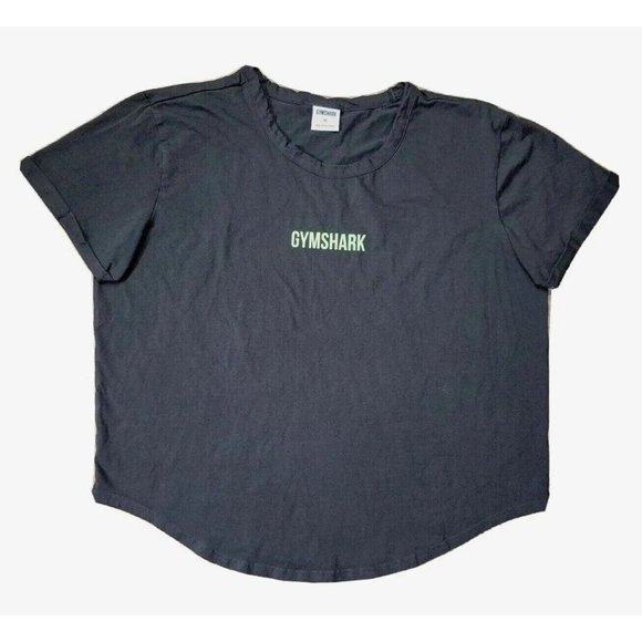Gymshark | Tops | Gymshark Womens Xl Black Athletic T Shirt Graphic Tee ...